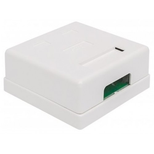 Roseta Red Cat6 RJ45 2 puertos con sistema de bloqueo Pro